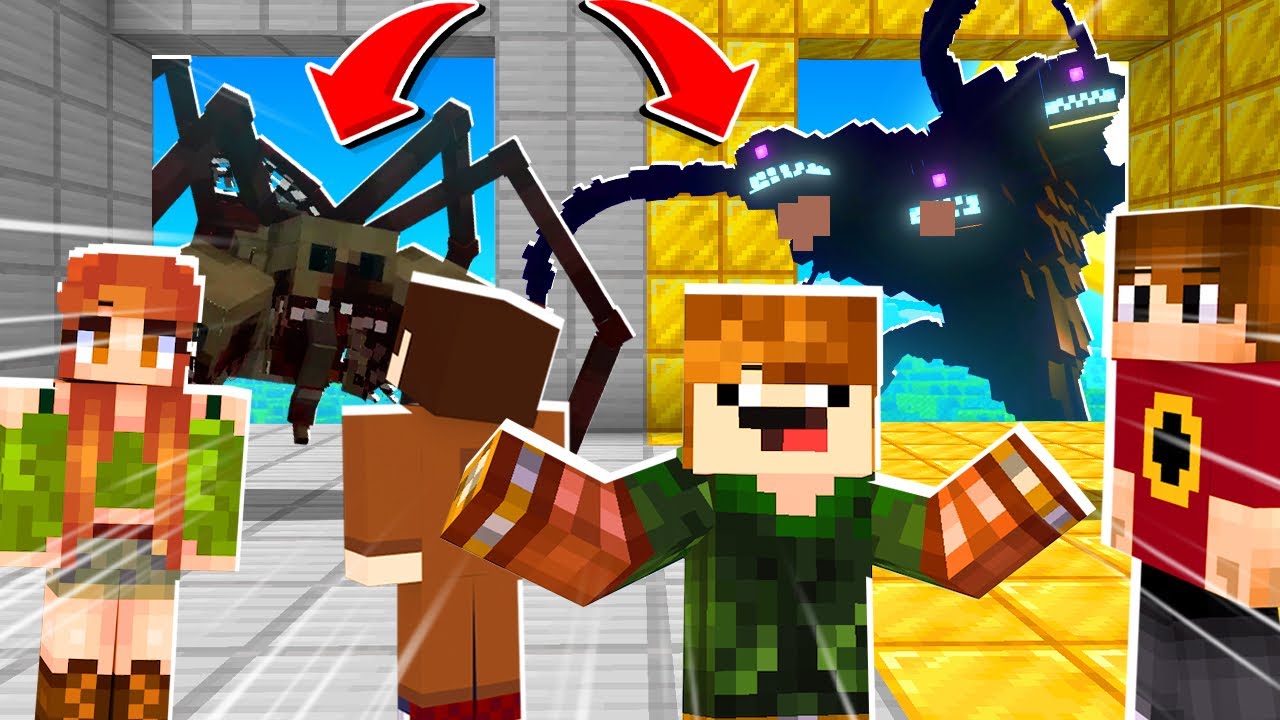 ESCOLHA QUAL BOSS ENFRENTAR no MINECRAFT AGHANIM LABYRINTH - YouTube