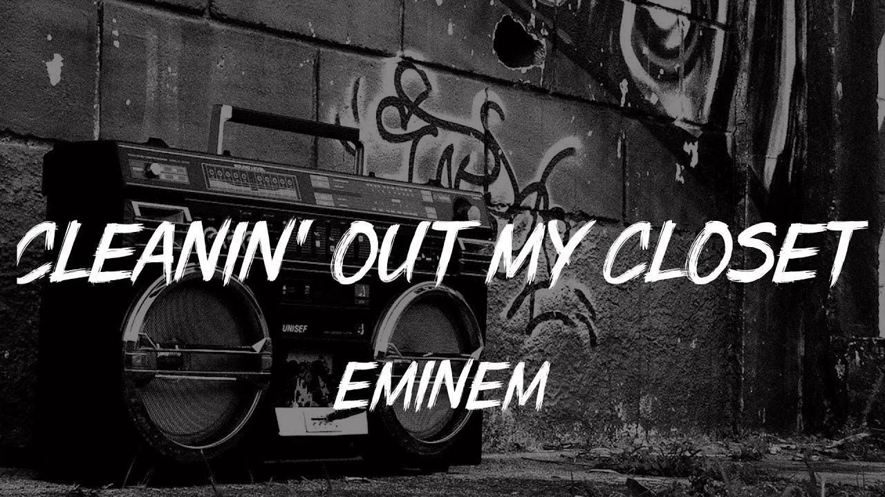 Old School HipHop: Eminem, "Cleanin' Out My Closet" - YouTube