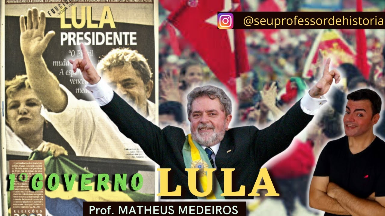 ️ Aula 1º governo LULA | prof. Matheus Medeiros #auladehistória - YouTube