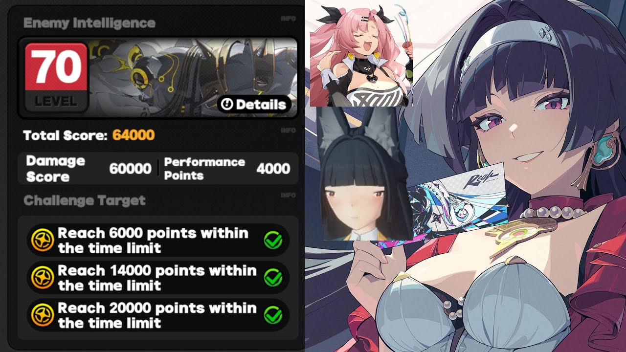 Double Support Showcase M0R1 Miyabi/Astra with Nicole - 64000 Score Bringer - ZZZ - YouTube