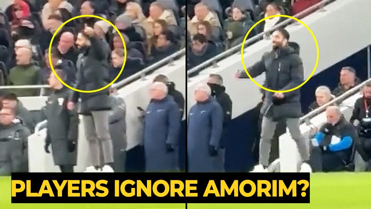 Ruben Amorim crazy reaction as United players ignored his instructions ...