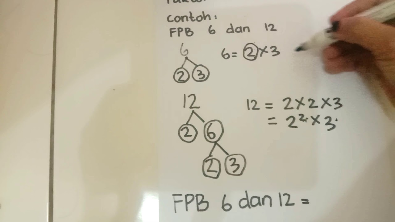 Matematika Materi : Mencari FPB - YouTube
