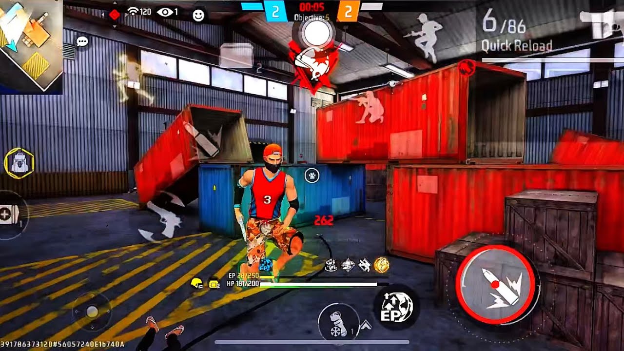 Using White FF Red button || Headshot 100%? - YouTube