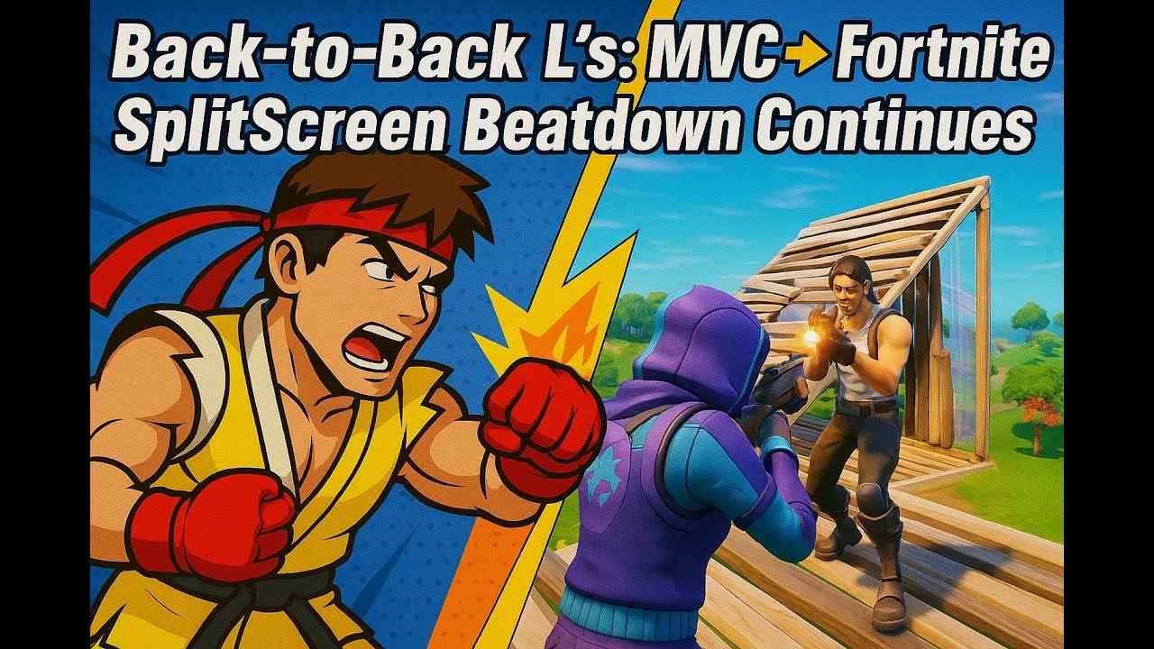 Back-to-Back L’s: MVC Fortnite 😭 | SplitScreen Beatdown Continues - YouTube