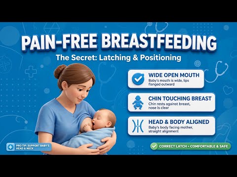 The Secret to Pain-Free Breastfeeding: Latching & Positioning