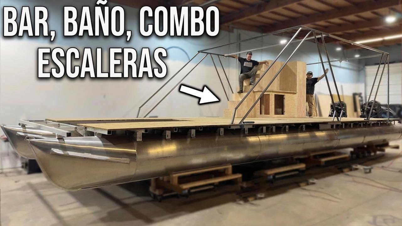 Construyendo mi yate soñado desde cero pt. 8 – ¡Bar, escaleras y baño ...