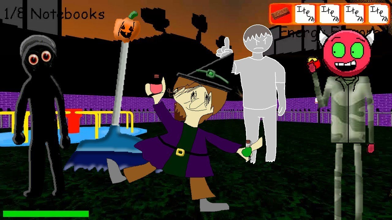 DemonYT2020's Halloween Party - Baldi's Basics Full Game Early Demo Mod ...