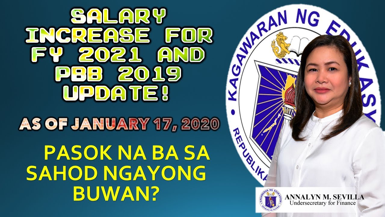 DepEd Salary Increase and PBB Update as of January 17, 2021 - YouTube