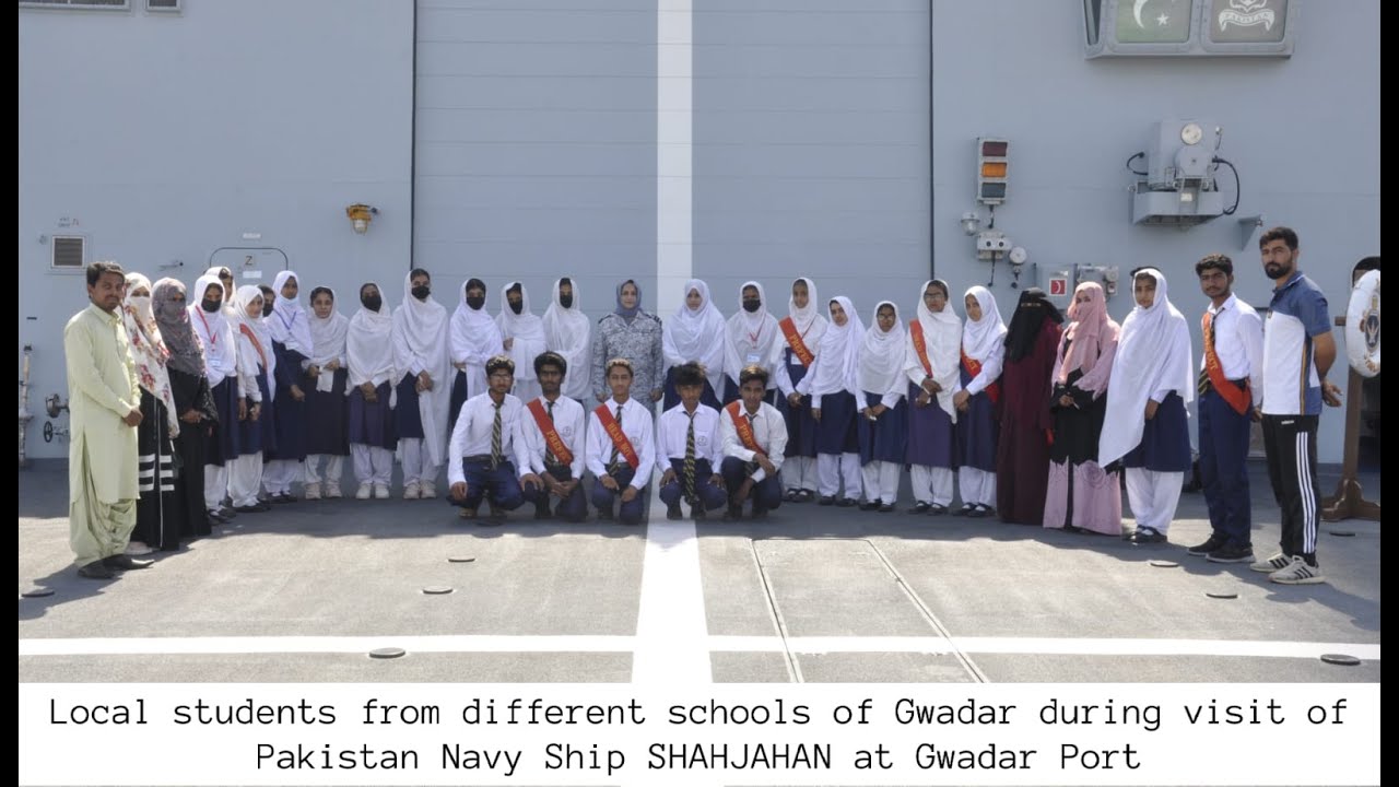 STUDENTS FROM LOCAL SCHOOL OF GWADAR SPENT A DAY ON PAKISTAN NAVY ...