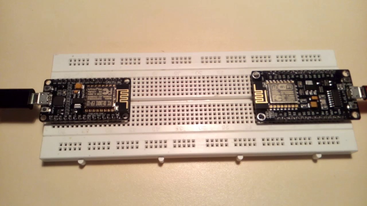 Communication Between Two Esp8266 Based Mcu Through The Home Router