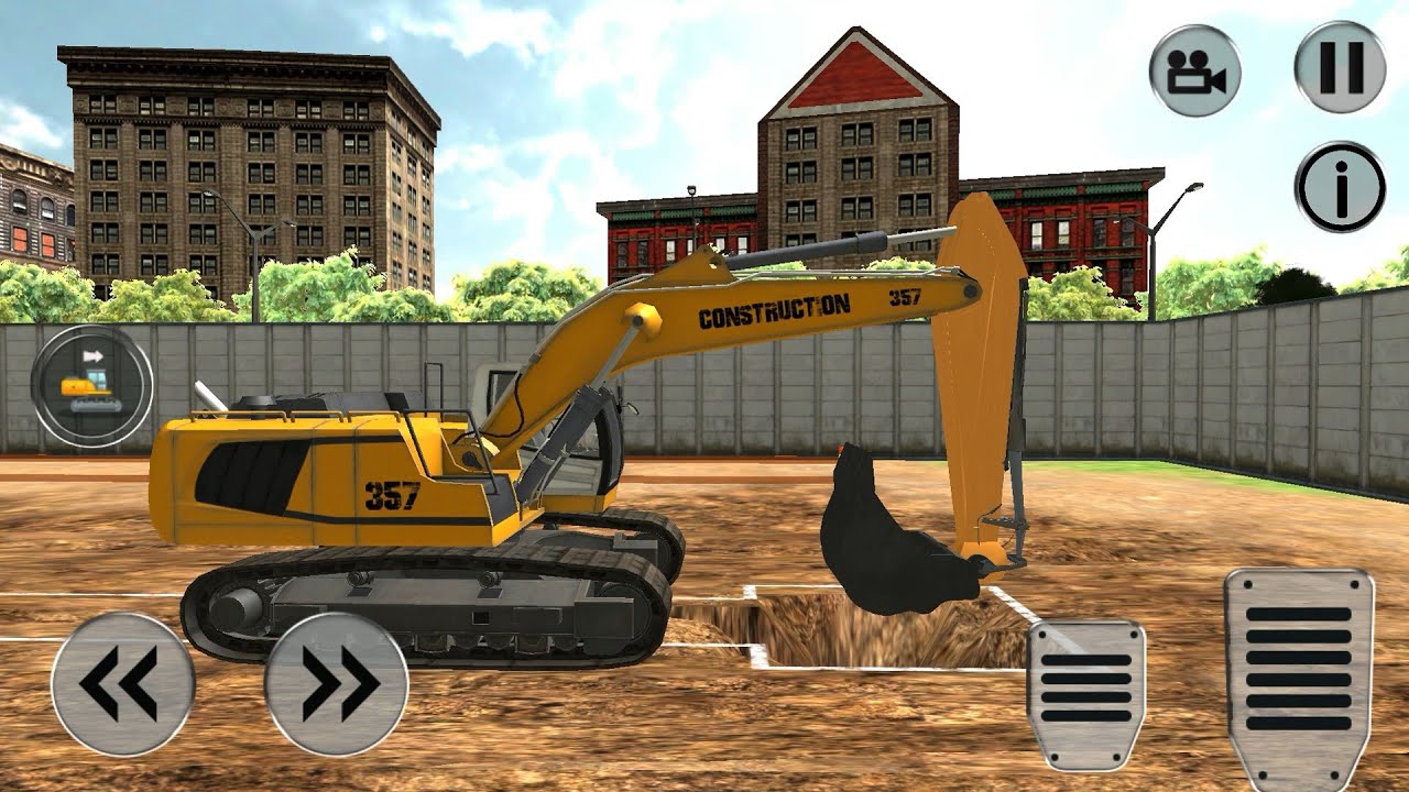 Real Excavator Driving Simulator Digging Games - Android GamePlay - YouTube