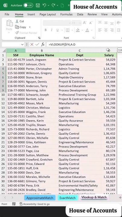 Nested Vlookup and Match Function In Excel - YouTube