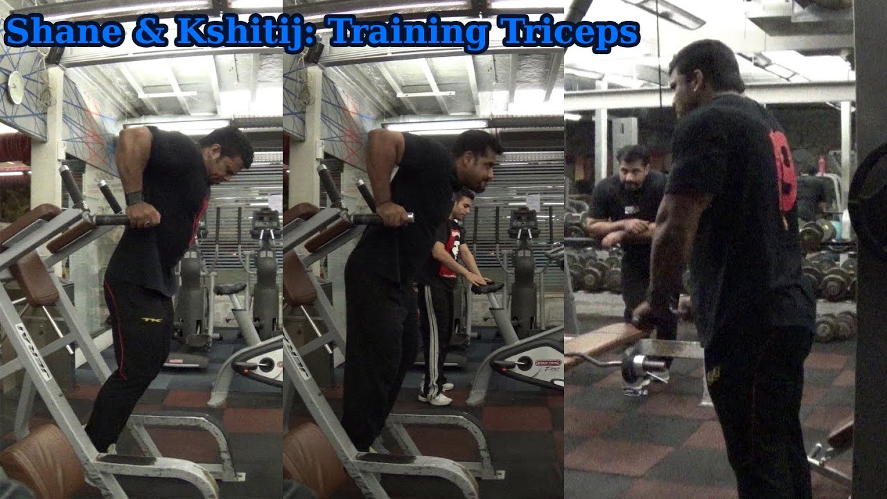 Kshitij Mehta & Shane Pereira Training Triceps - YouTube