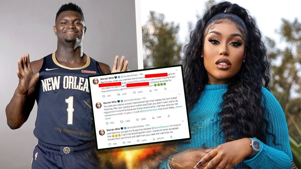 Zion Williamson Twitter Beef with Moriah Mills | Stephen A. Smith Reaction Video - YouTube
