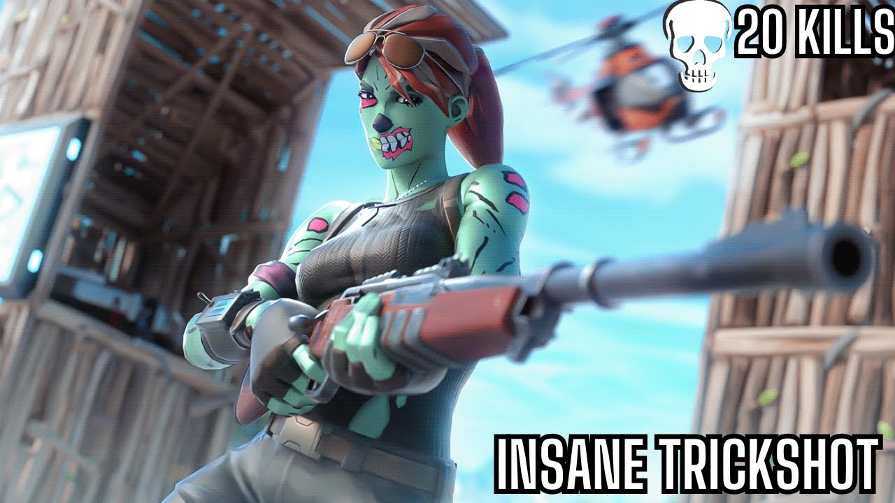 20 Kill Fortnite Gameplay (INSANE TRICKSHOT) #fortnite - YouTube