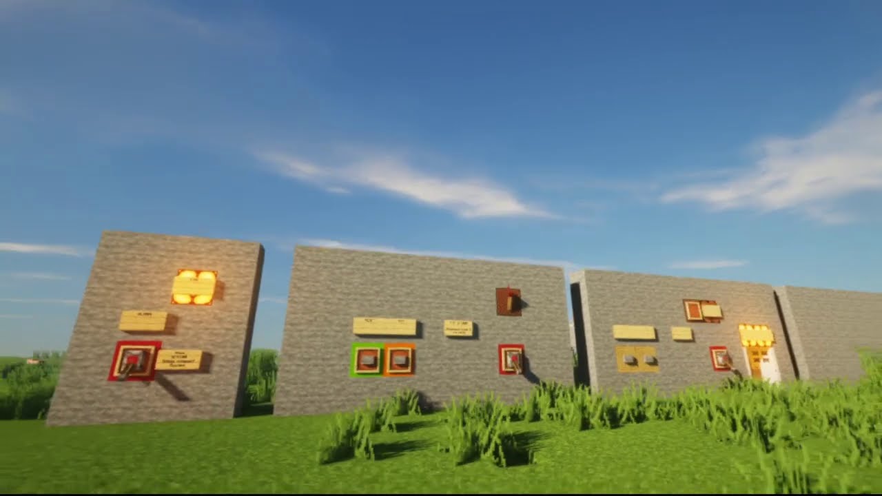Minecraft Fire alarm Demo systems - YouTube