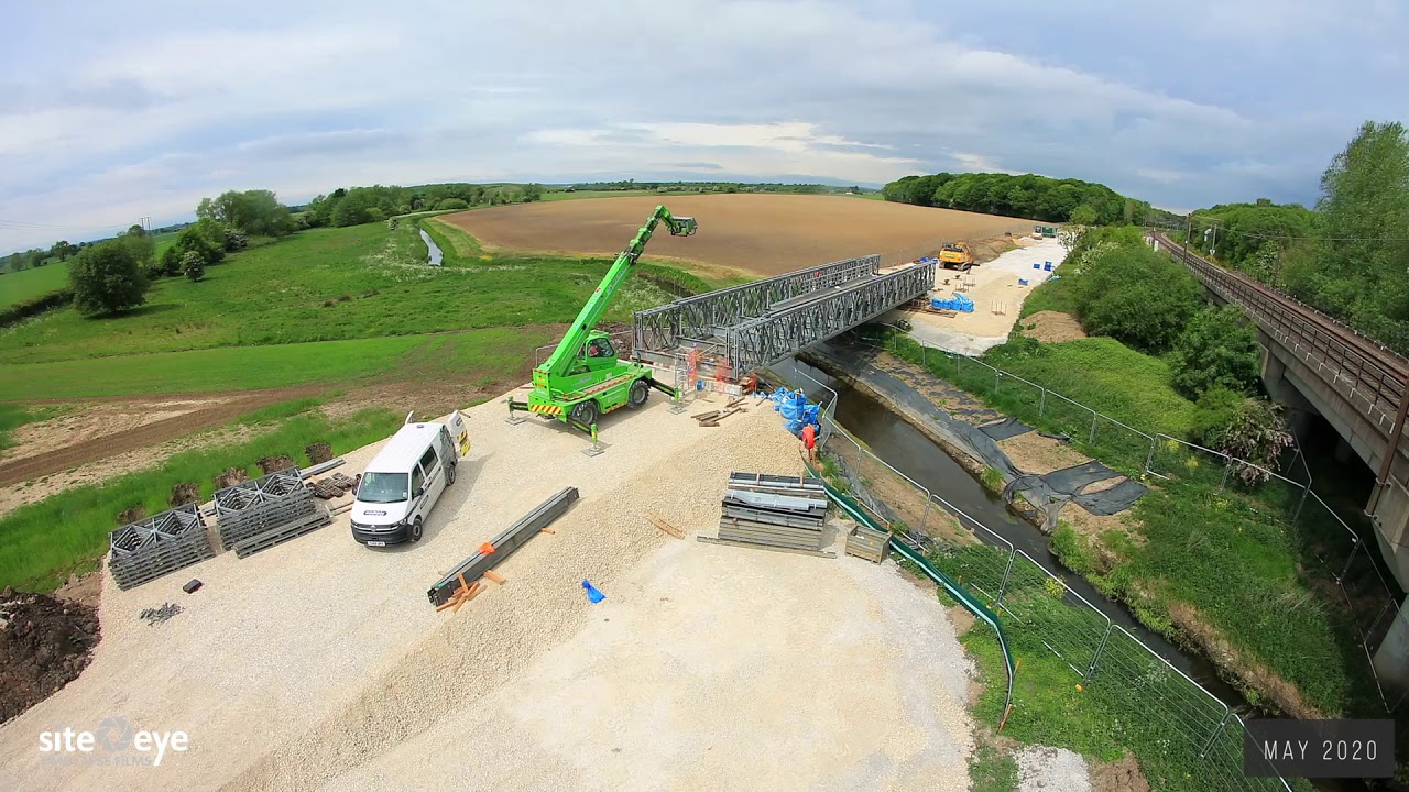 REAL Alliance, Hambleton Substation Bridge Construction - YouTube