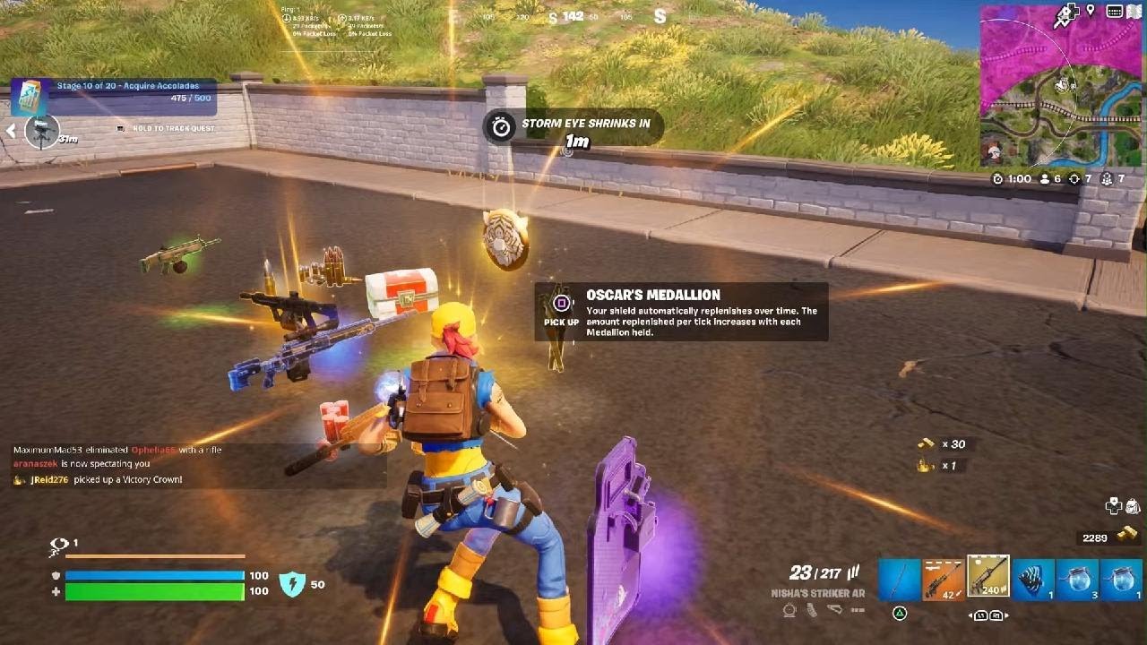 Fortnite Explorer Emilie (Free Skin) Crown Victory - YouTube