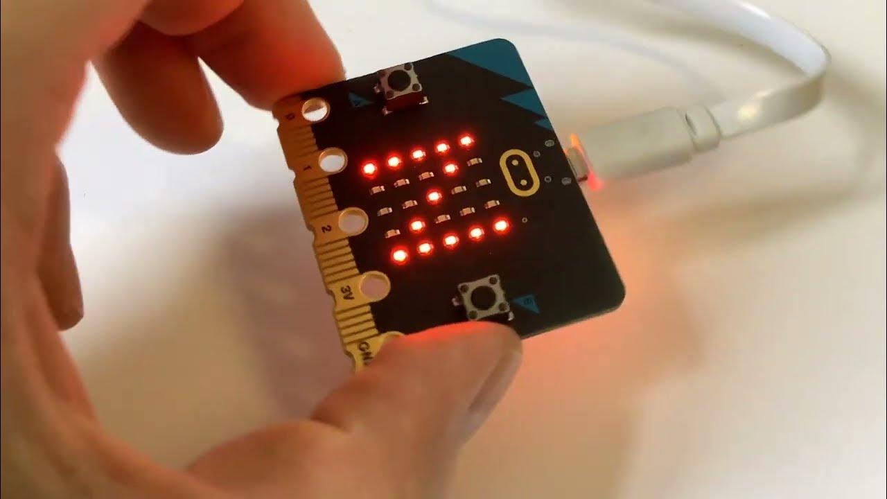 Micro:bit kompas - YouTube