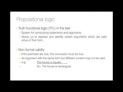 Lesson 2.1: Atomic statements & negation in truth-functional logic ...