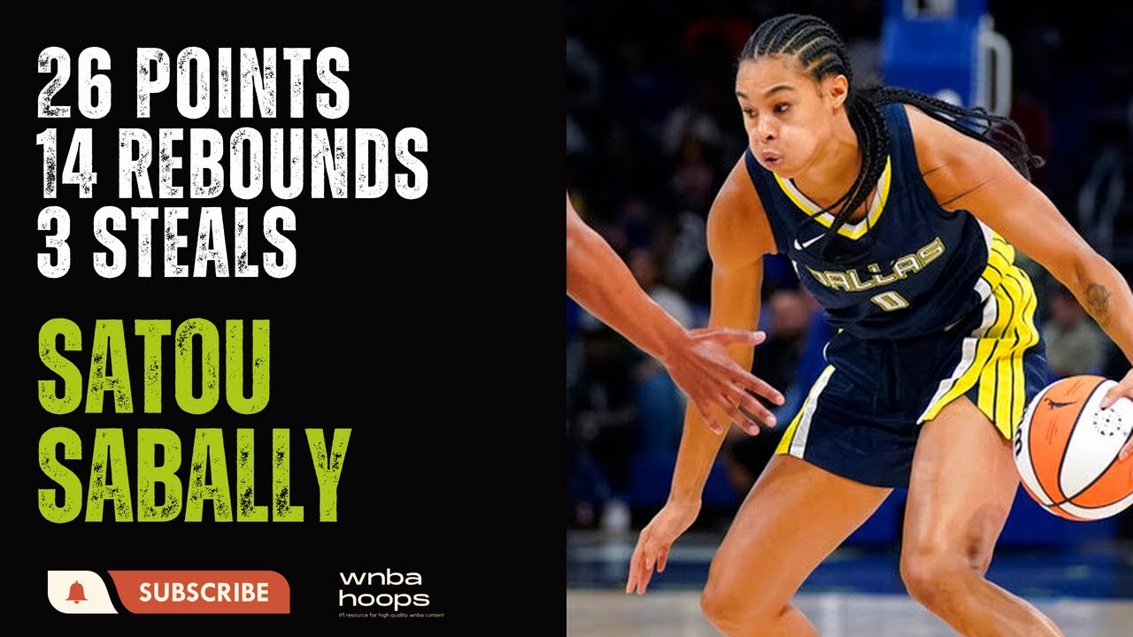 Satou Sabally Highlights | 26 Points, 14 Rebounds vs. Connecticut Sun ...