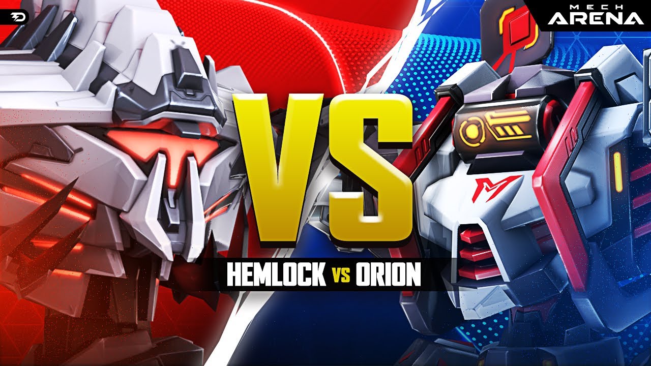 Hemlock VS Orion 🔥Comparación y Análisis de Habilidades | Mech Arena ...