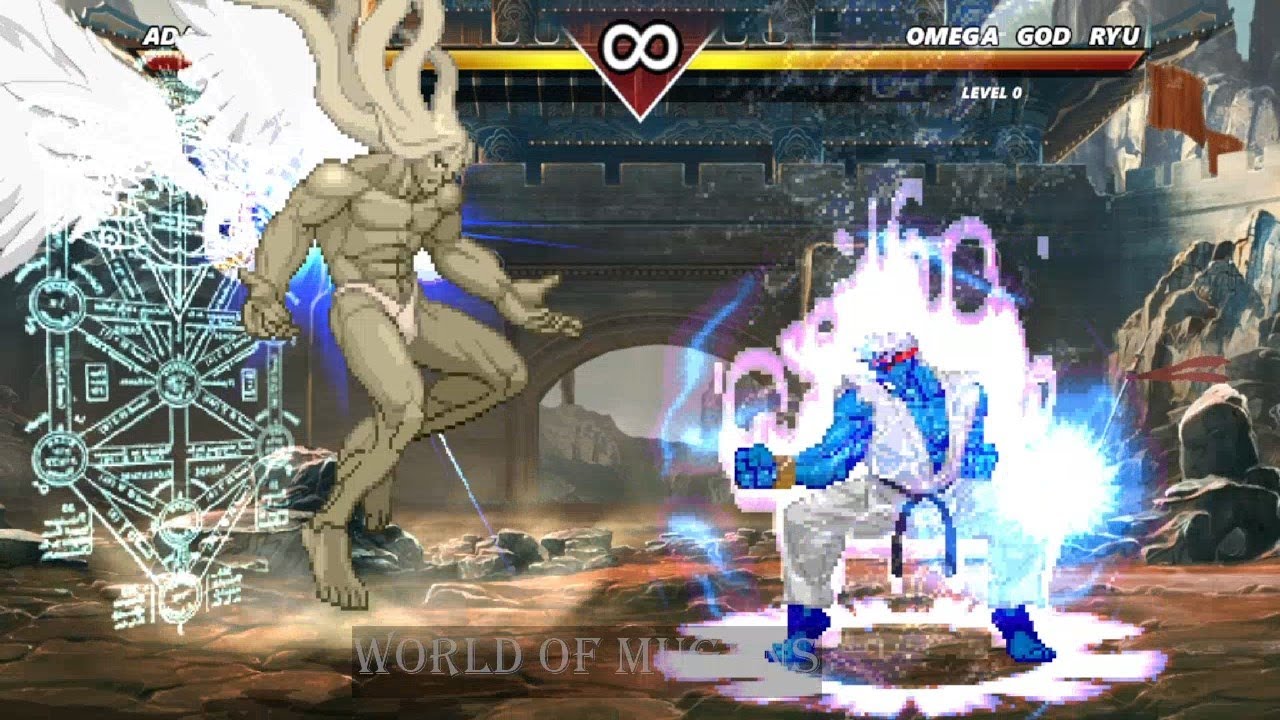 [Street Fighter Mugen] God Ryu Vs Adam - YouTube