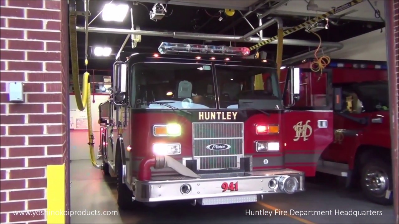 Fire Trucks @ Huntley Fire Department Headquarters Illinois United ...