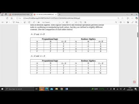 SST 102 ONLINE SESSION - BOOLEAN ALGEBRA AND GRAPHY THEORY - YouTube