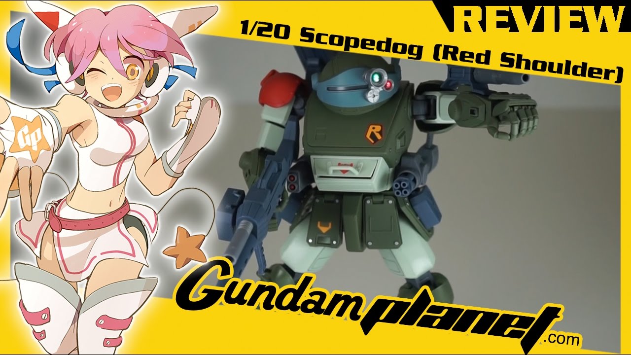 1/20 Scopedog Red Shoulder Custom - Gundam Planet Review - YouTube