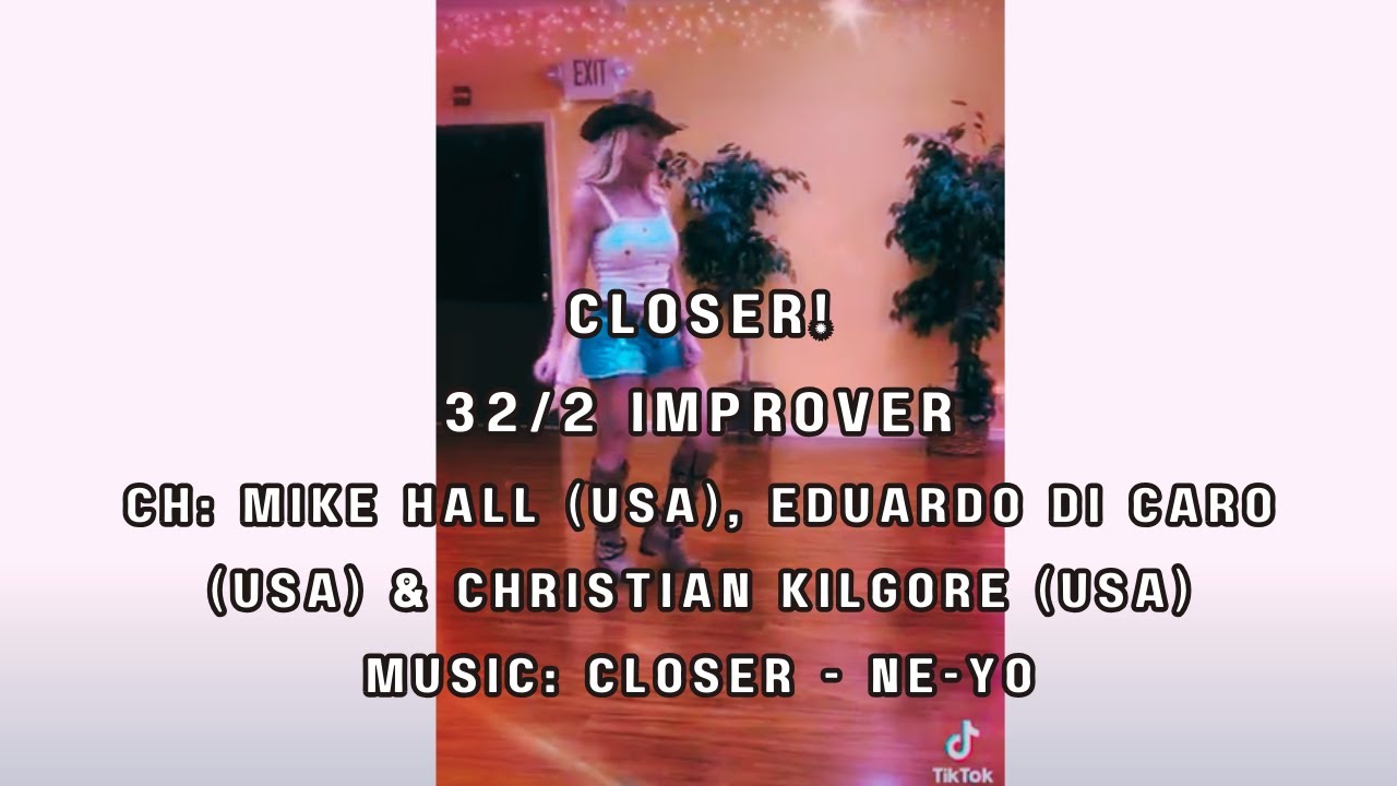 Closer - Line Dance Tutoral - YouTube