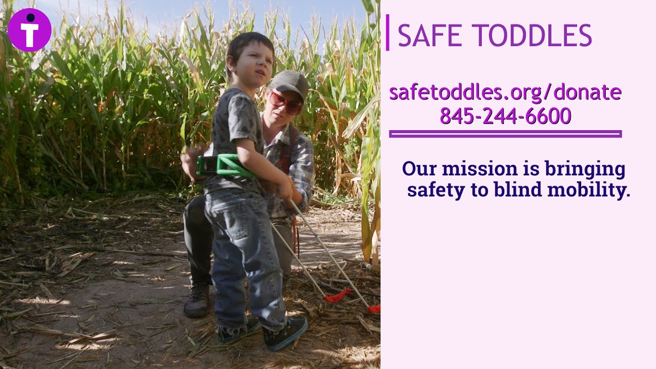 Safe Toddles Pediatric Belt Canes Lead the Way to Safe Mobility - YouTube