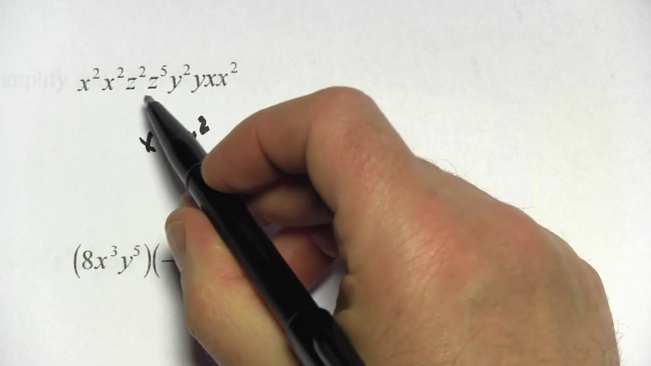 Product Rule For Exponents YouTube Product Rule For Exponents YouTube