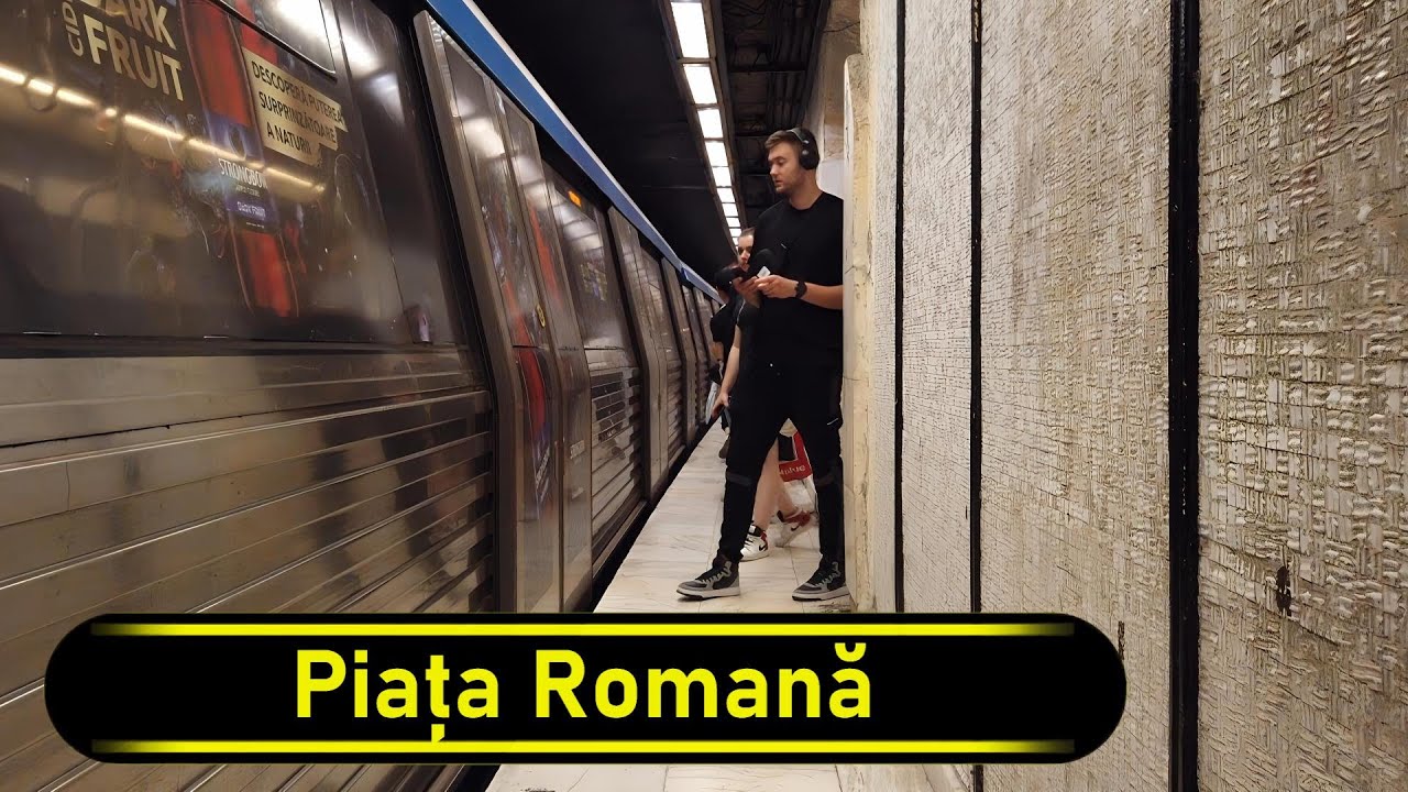 Metro Station Piața Romană - Bucharest 🇷🇴 - Walkthrough 🚶 - YouTube