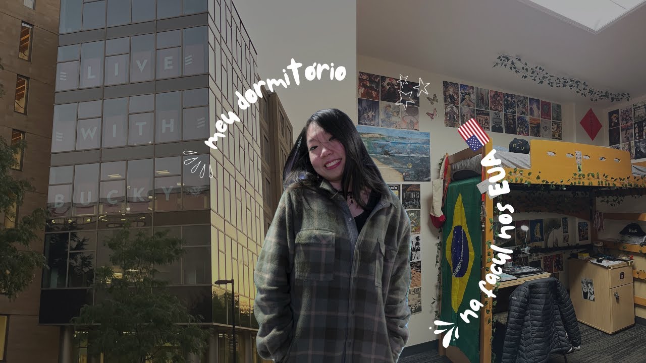 Tour do Meu Dormitório na Facul nos EUA! 🇺🇸 🦡 (Ogg Residence Hall at UW ...