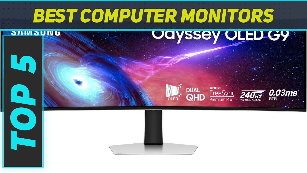 Top 5 Best Computer Monitors in 2024 - YouTube