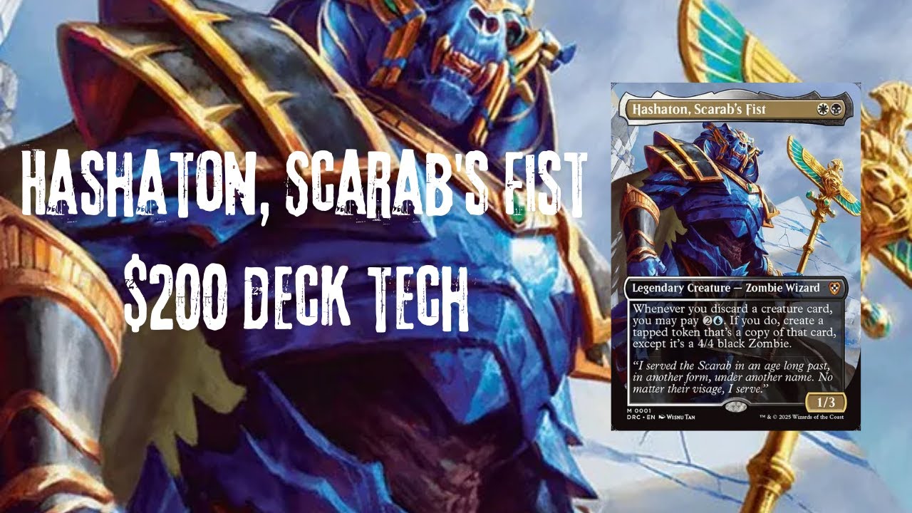 Hashaton, Scarab's Fist $200 Deck Tech - YouTube