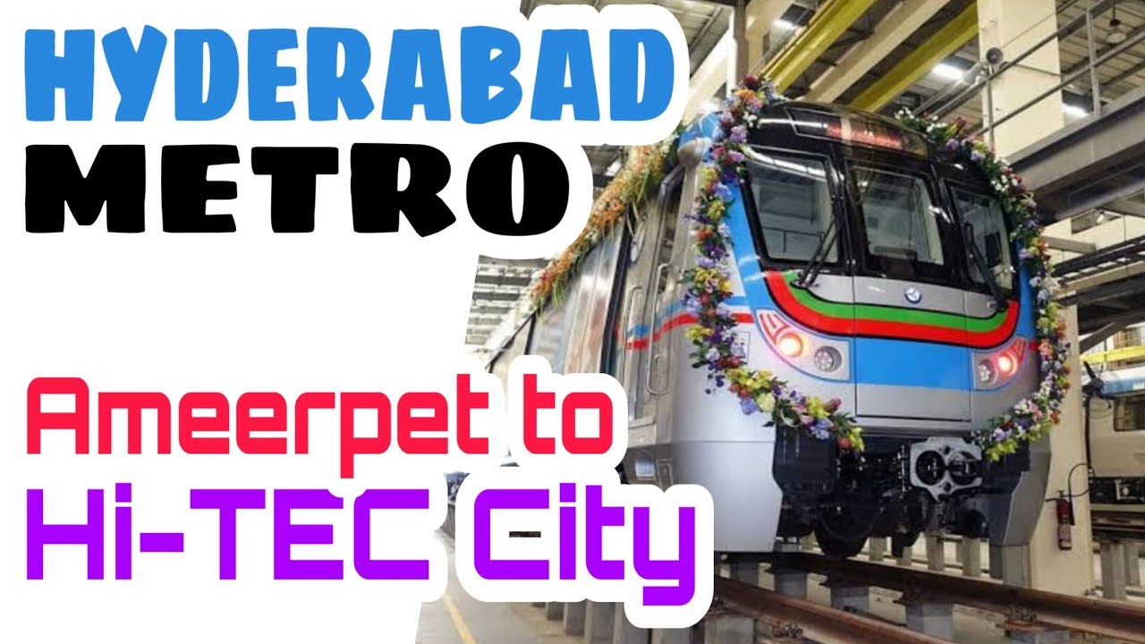 Hi-Tec City Metro Extension, Hyderabad Metro || MetroRail Blog - YouTube