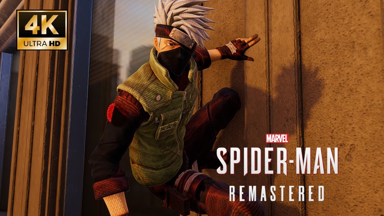 Hatake Kakashi Marvel's Spider-Man Remastered Mod 4K - YouTube