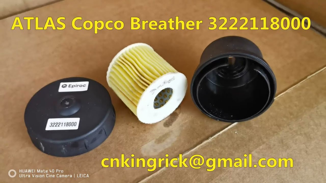 3222118000 Air Breather Filter ATLAS COPCO Epiroc 3222.1180.00 - YouTube
