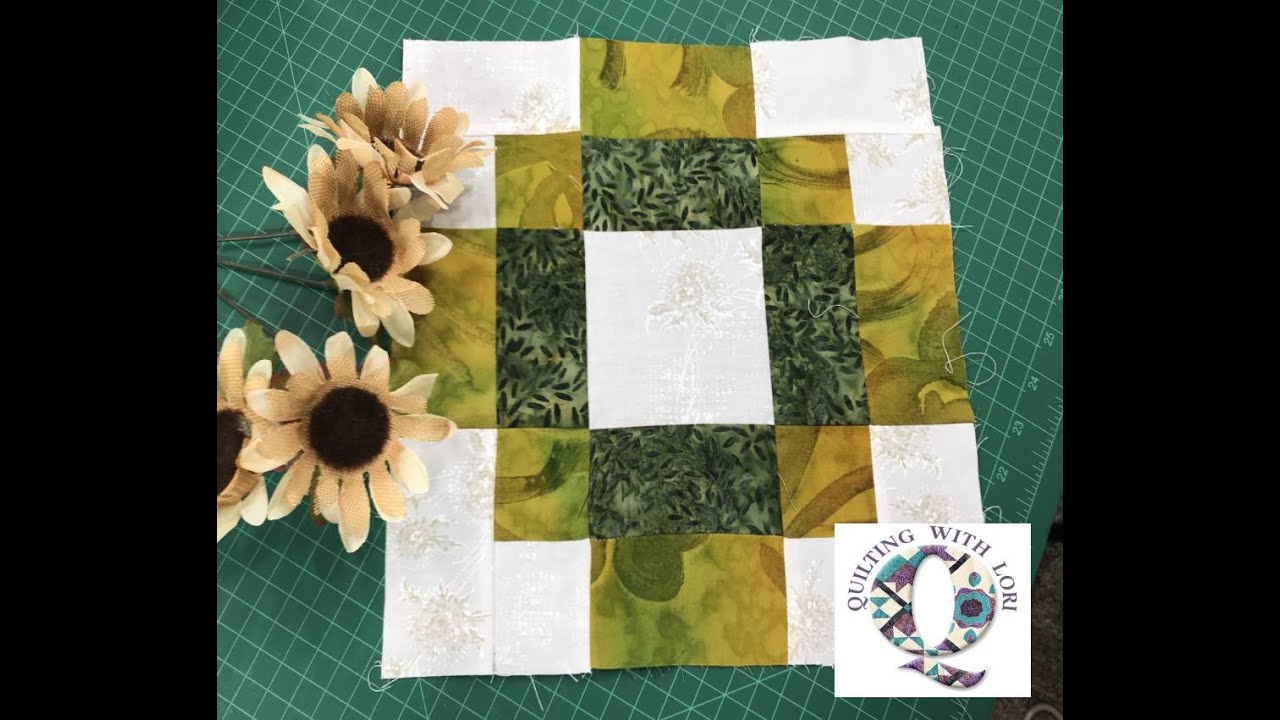 Scrap Block Week 8 Around the Square - YouTube