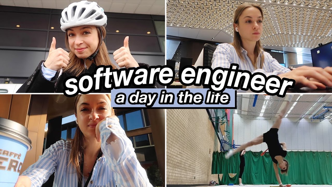 software engineer: day in the life | office day, falafels & gymnastics ...