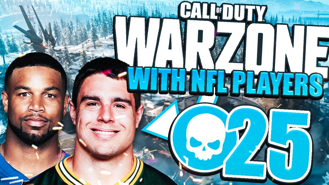 Warzone with NFL Players Golden Tate & Blake Martinez - 25 Kills (solo ...