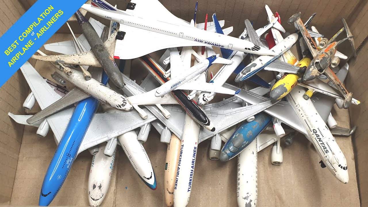 BEST COMPILATION of Diecast Model AIRPLANE AIRLINES Part 1 - YouTube