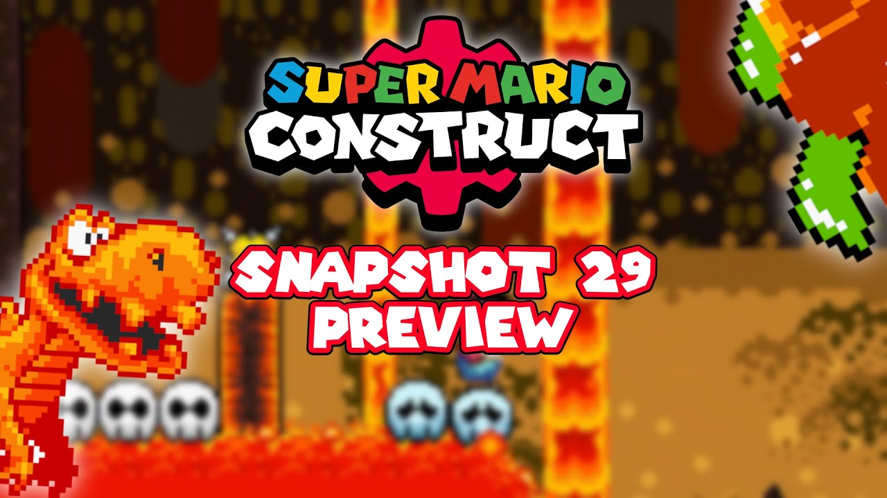 Super Mario Construct v8 - Snapshot 29 Preview - YouTube