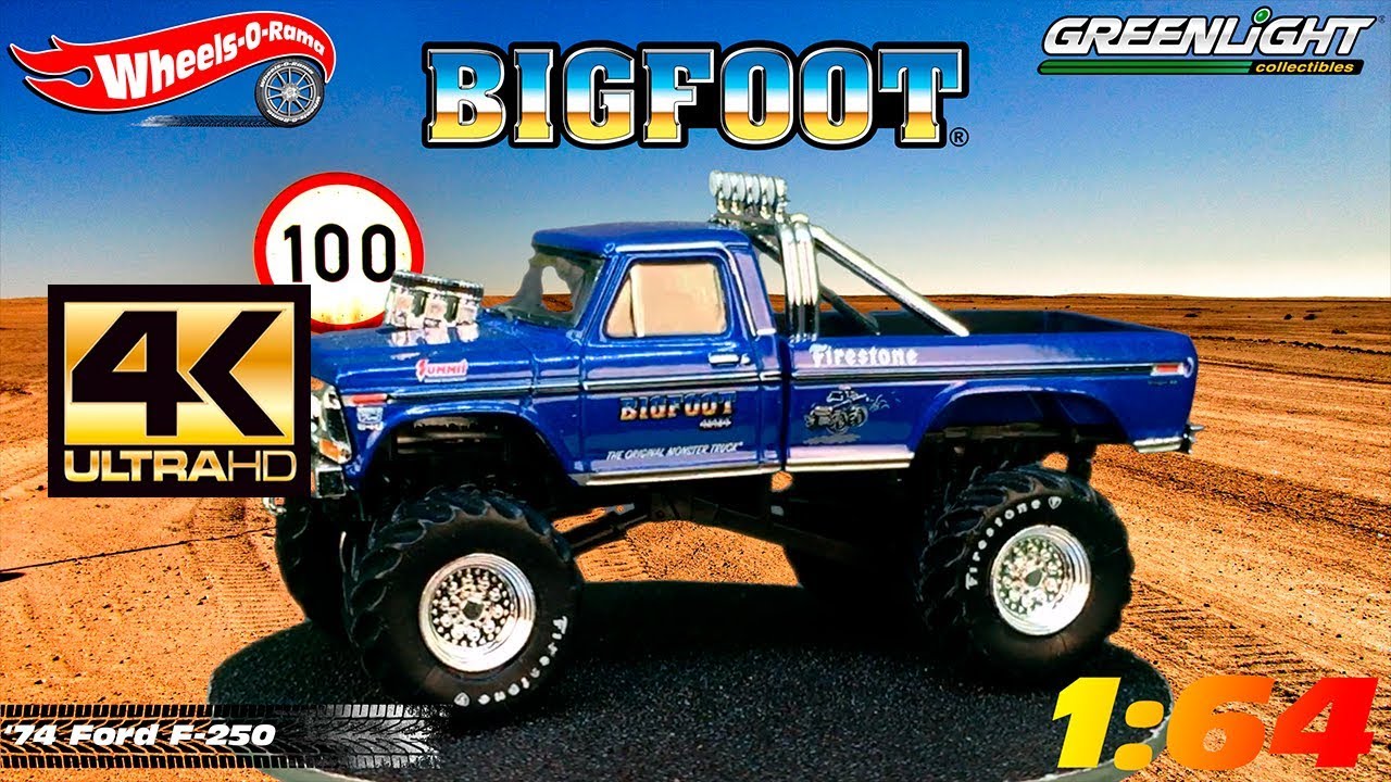 #0217 '74 Ford F 250 (BIGFOOT Monster Truck) [Greenlight 2018] - YouTube