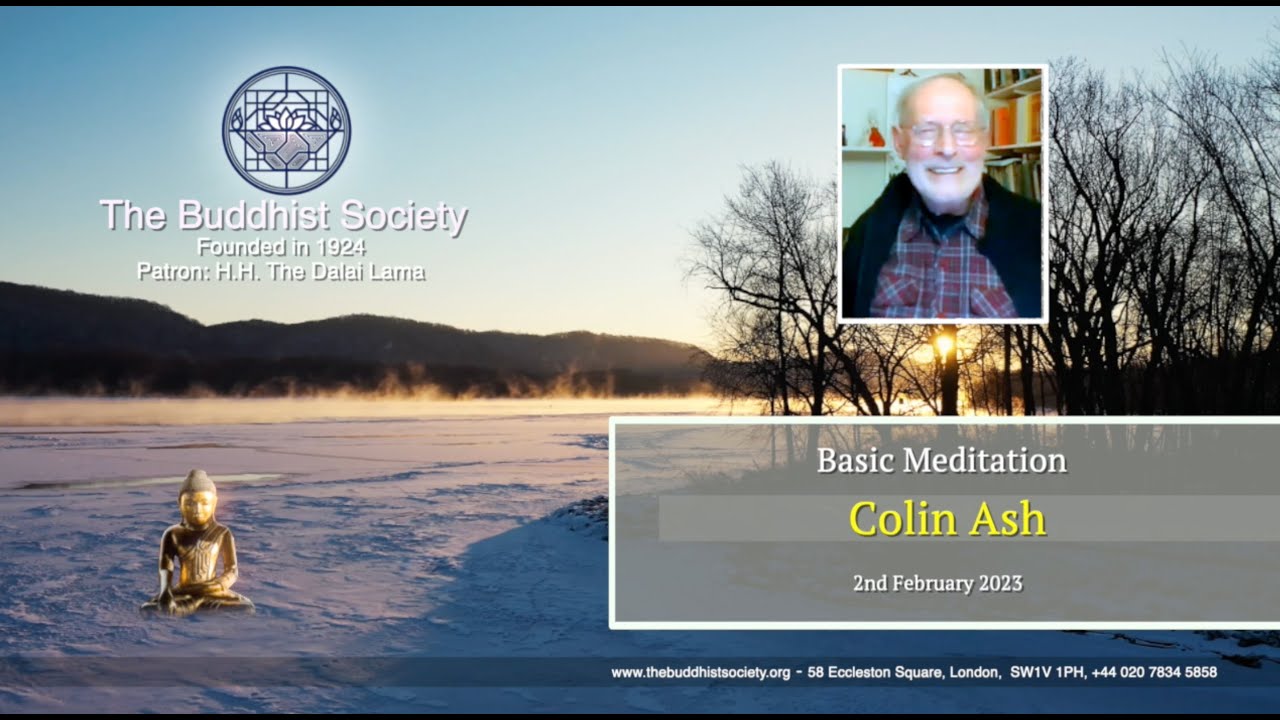 Basic Meditation with Colin Ash 2nd February 2023 - YouTube