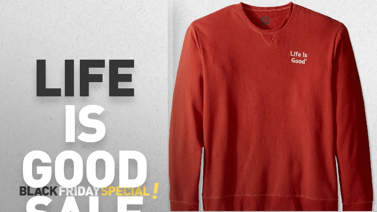 Life Is Good Men's Clothing: Shirts, Active & T-shirts | Amazon Black ...