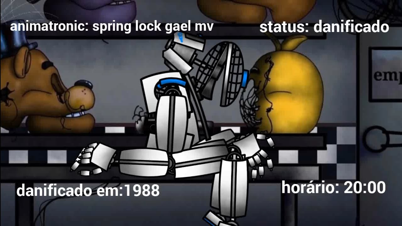 [dc2/fnaf] reparos em spring lock gael mv - YouTube