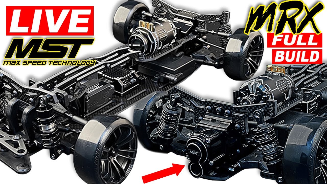 MST MRX 1/10 RC Drift Build- LIVESTREAM FULL BUILD - YouTube